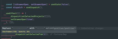 typescript delete `··` replace `············` with `······` eslint eslintprettier prettier