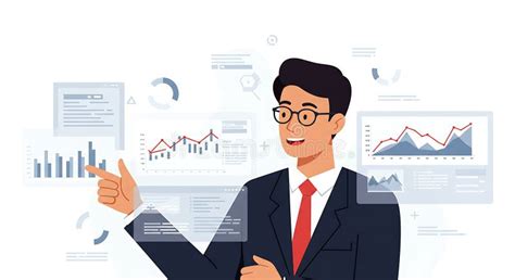Ai Powered Business Analytics Stock Illustration Illustration Of
