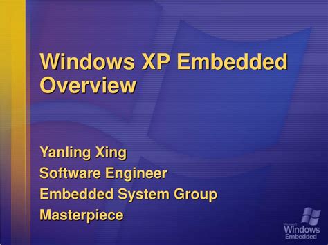 PPT Windows XP Embedded Overview PowerPoint Presentation Free Download ID 15708