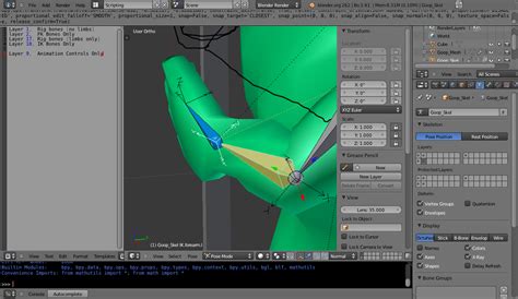 ik constraint on arm acting odd animation and rigging blender
