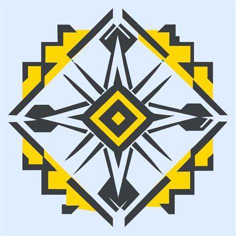 Premium Vector Kazakh Pattern Vector Illustration Flat 2