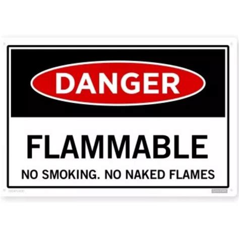 Danger Flammable Liquid Sign D004 450mm X 300mm Kiwi Hygiene Supplies
