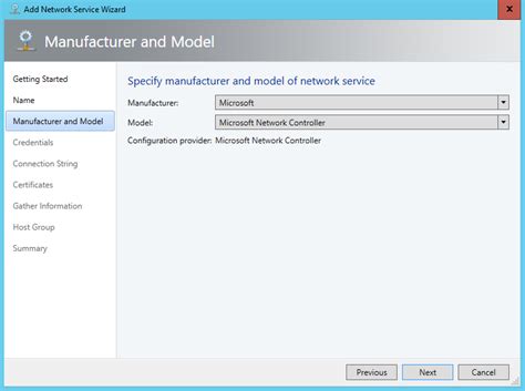 Connect Windows Server TP Network Controller With System Center