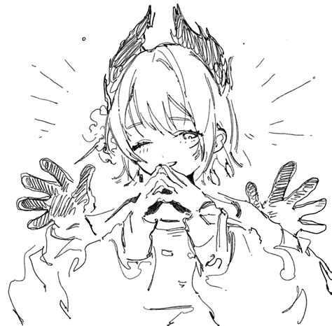 Jixing Raidian Arknights Arknights 1girl Blush Extra Arms Gloves Greyscale Hand Up