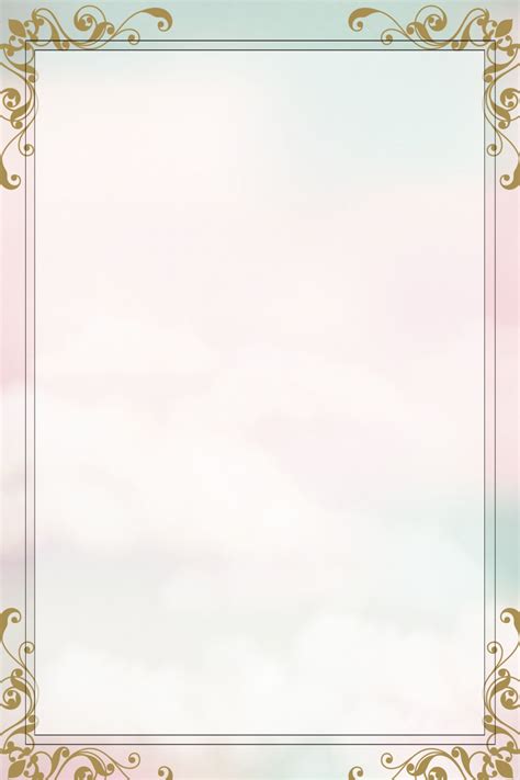 Simple Atmosphere European Border Background Wallpaper Image For Free Download Pngtree