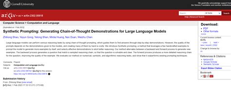 Synthetic Prompting By Microsoft Generating Chain Of Thought