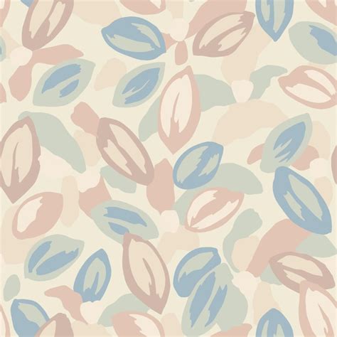 Premium Vector Vector Leaf Nature Themed Illustration Seamless Repeat Pattern