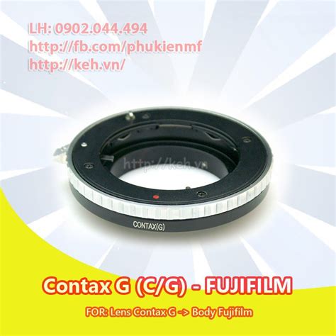 Cg Fx Mount Adapter Converts Contax G C G Mount Lens To FUJIFILM X Body CG FUJFILM CG FUJI CG