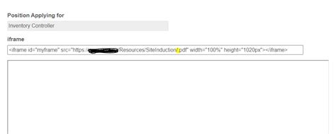 How To Insert A Variable To A Url Displayed In An Iframe From A Field Value Laserfiche Answers