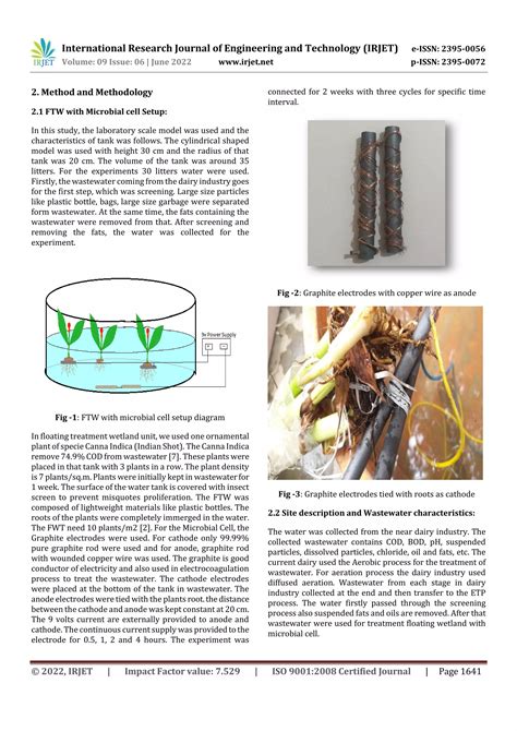 Performance Evaluation Of Floating Treatment Wetlands Integrated With Microbial Fuel Cell For