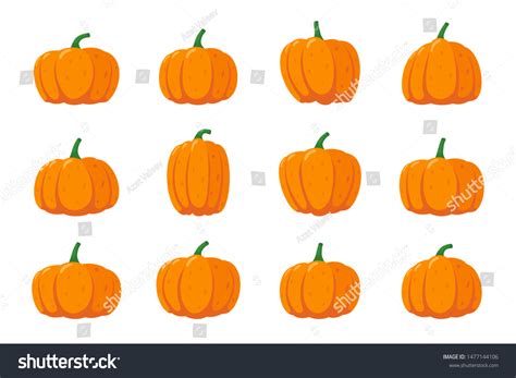 Cartoon Fall Pumpkins