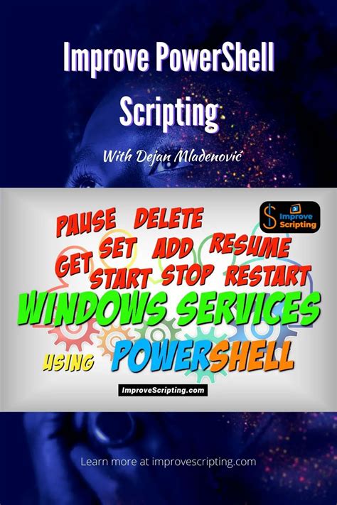 get start stop restart pause resume set add delete windows services using powershell