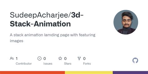 Github Sudeepacharjee D Stack Animation A Stack Animation Lamding Page With Featuring Images