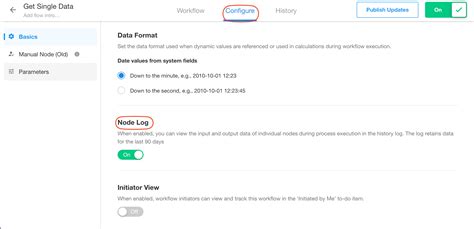 Workflow Configuration Hap