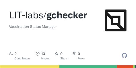 Github Lit Labsgchecker Vaccination Status Manager