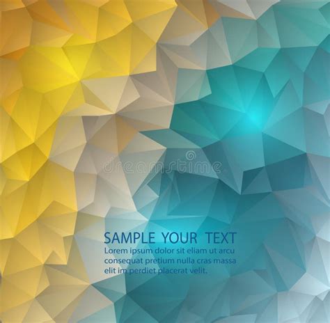 Color Wheel Abstract Geometric Rumpled Triangular Background Low Poly