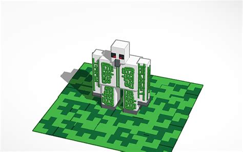 3d Design Iron Golem Tinkercad