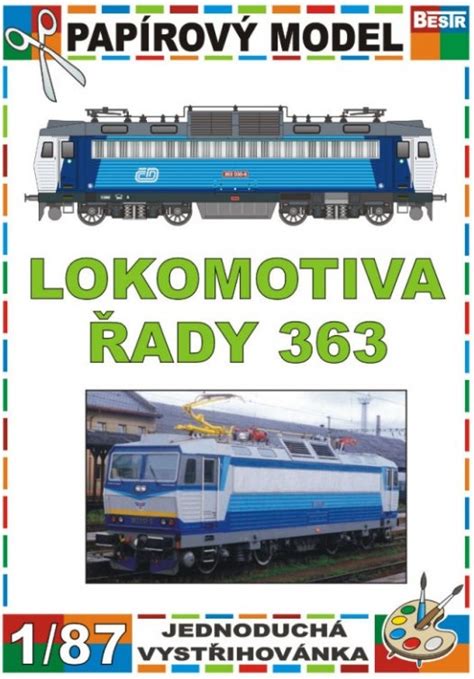 Mehrsystem Elektrolokomotive Der Cd Baureihe 363 1 87 H0 Einfach Kartonmodellshop