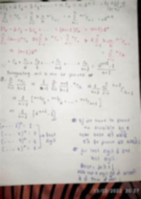 Solution Binomial Theorem Short Notes Studypool