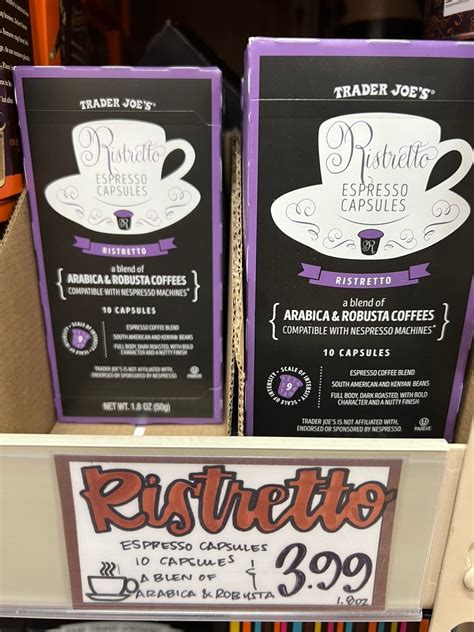 Trader Joes之 Nespresso Capsule
