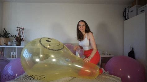 Saskia Nastila Balloon Bursting Herloons Clips Sale