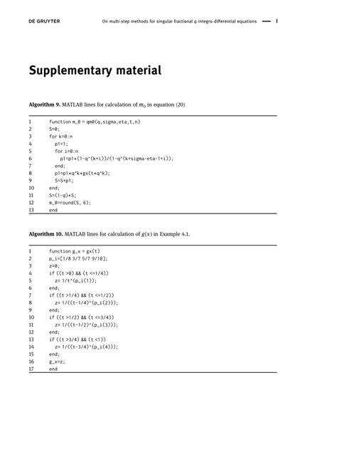 Pdf On Multi Step Methods For Singular Fractional Q Integro Differential Equations