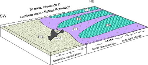Depositional Model Of Sequence D In The Sil Area Rose Diagram Derived Download Scientific