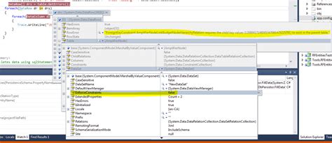 C Why Am I Getting A Foreignkeyconstraint When Filling A Datatable