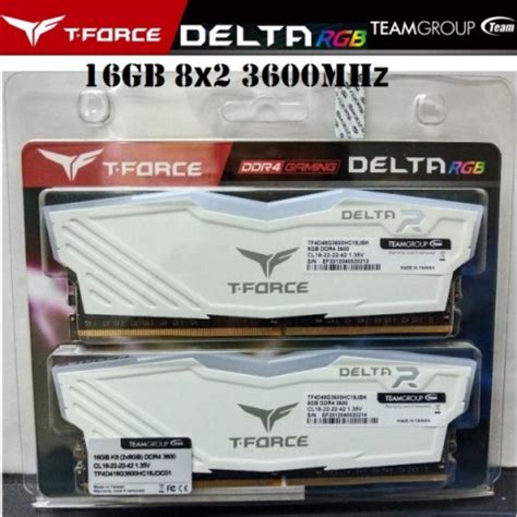 Jual Memory RAM GAMING RGB DDR TEAM DELTA GB KIT GB X Mhz Shopee Indonesia