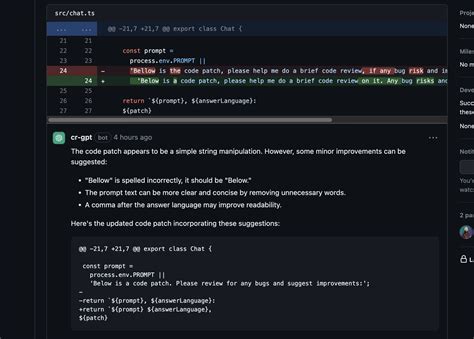 Bugs Exceptional Review Result · Issue 99 · Anc95chatgpt Codereview