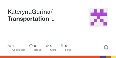 Github Katerynagurinatransportation Hierarchy Simulator