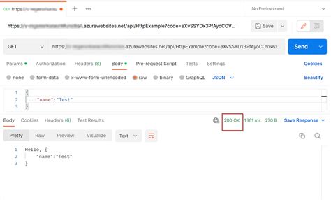 Postman How To Add Function Level Authorization To Azure Trigger