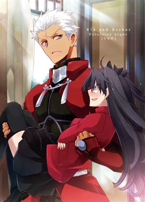 Tohsaka Rin And Archer Fate And 1 More Drawn By Nogiacclima Danbooru