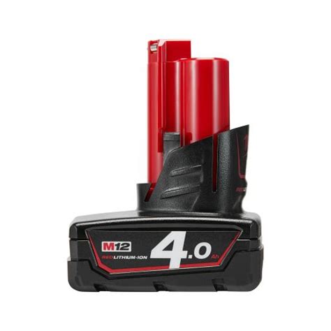 Батерия Milwaukee M12 B4 акумулаторна Li Ion за електроинструменти 12 V 4 Ah за 129 00лв