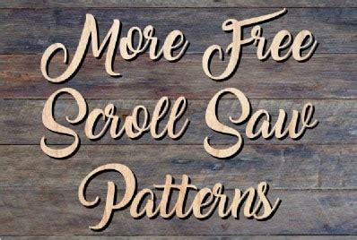 Scroll Saw Patterns Printable