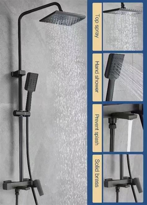 Stainless Steel Ss Shower Set Sqaure Rs 6000piece Shubhkrupa