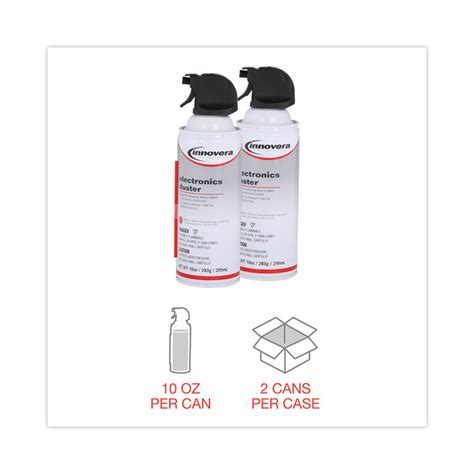 Compressed Air Duster Cleaner 10 Oz Can 2pack Valetpress