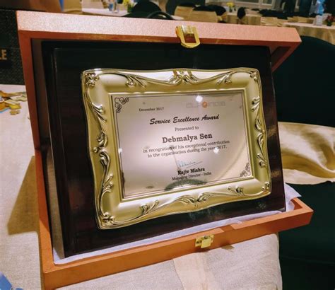 Debmalya Sen On Linkedin Service Excellence Award 2017 12 Comments