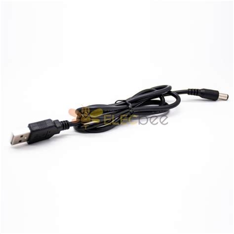 USB A Connector Pinout To DC Male Straight Cable Length 50cm