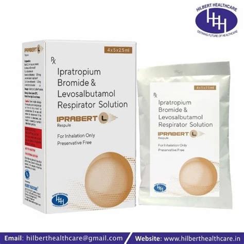 Ipratropium 500mcg And Levosalbutamol 125mg Nebulier Solution At ₹ 22bottle Atrovent In