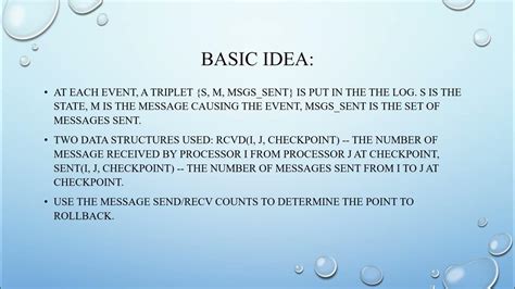 Distributed Systems Synchronous Checkpointing And Recoverydrpmjoe Pratap Professorcse