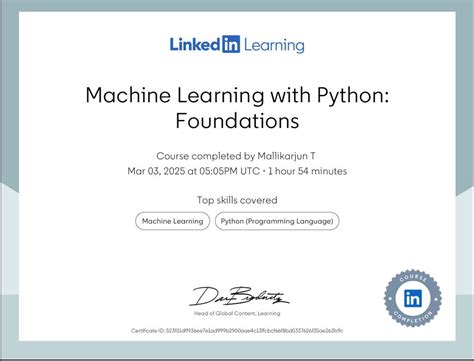 Machinelearning Python Ai Fuelinternship Mallikarjun T