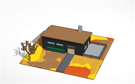 3d Design Autumn Cottage Tinkercad