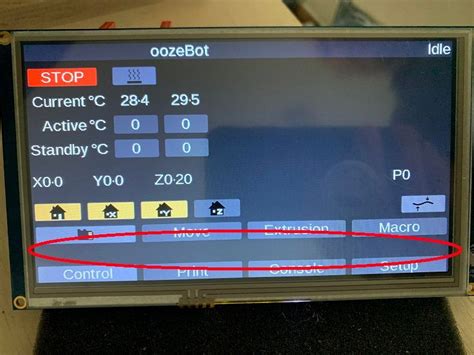 Macros On PanelDue S Control Screen Duet D Forum