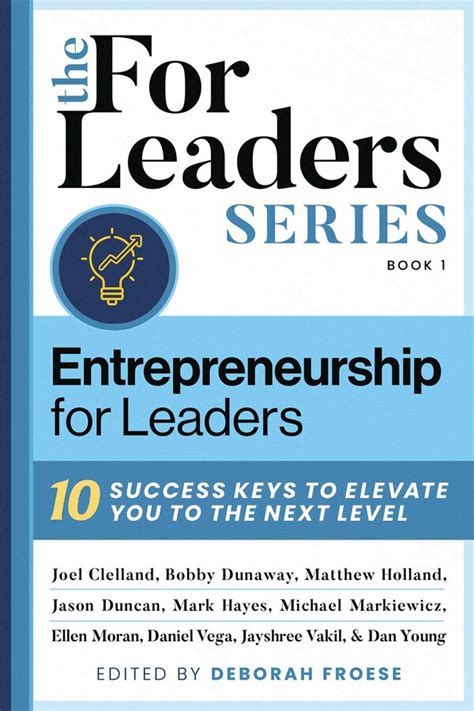 Entrepreneurship For Leaders Book By Deborah Froese Clelland