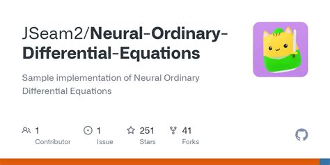 GitHub JSeam2 Neural Ordinary Differential Equations Sample