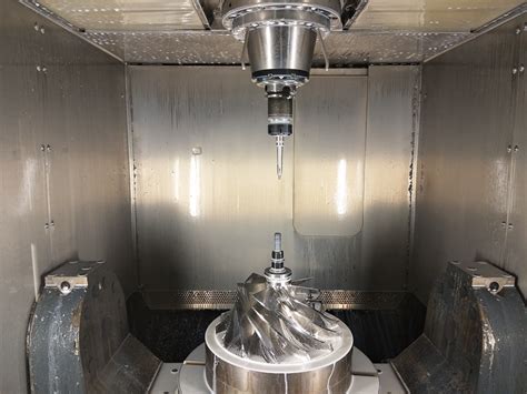 5 Axis Cnc Machining For Larger Centrifugal Impeller Compressor Wheel