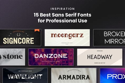 Best Sans Serif Fonts For Professional Use UI Creative