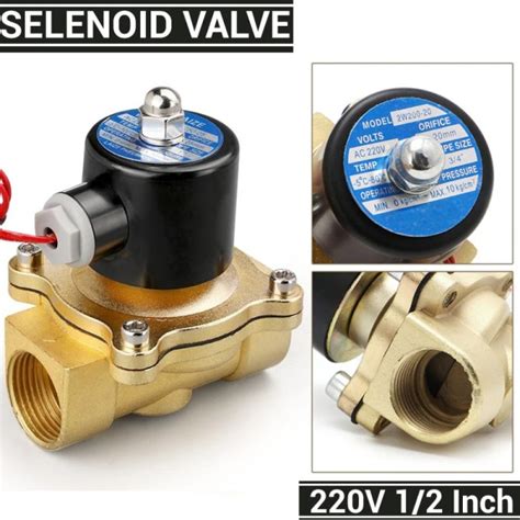 Jual Solenoid Valve 220v Drat 12 Inch Selenoid Air Otomatis Bahan