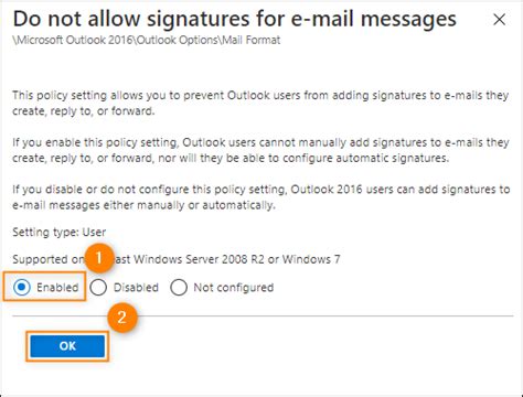 How To Disable Email Signatures In Outlook For Windows Using Intune